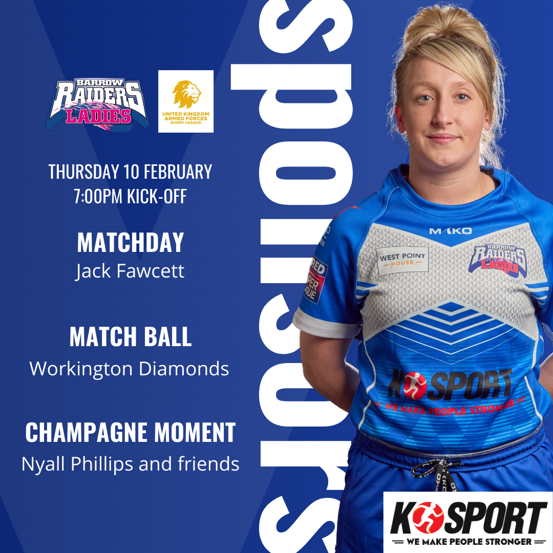 Preview: Barrow Raiders Ladies vs UK Armed Forces | Barrow Raiders