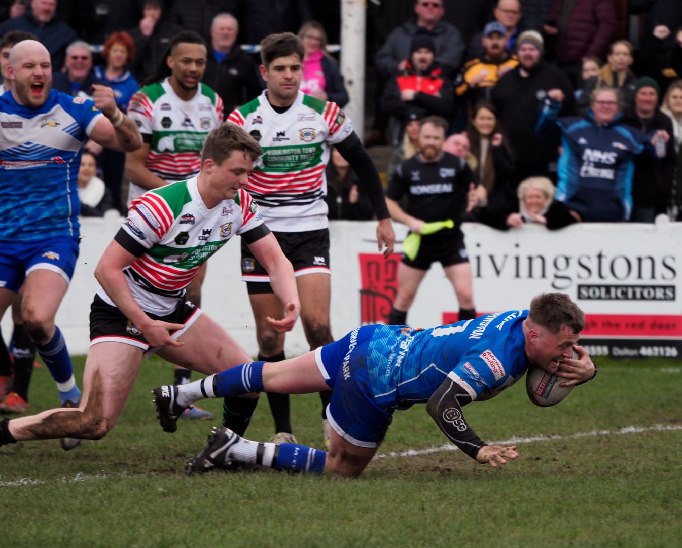 Barrow march on in the Challenge Cup with a win over Workington ...
