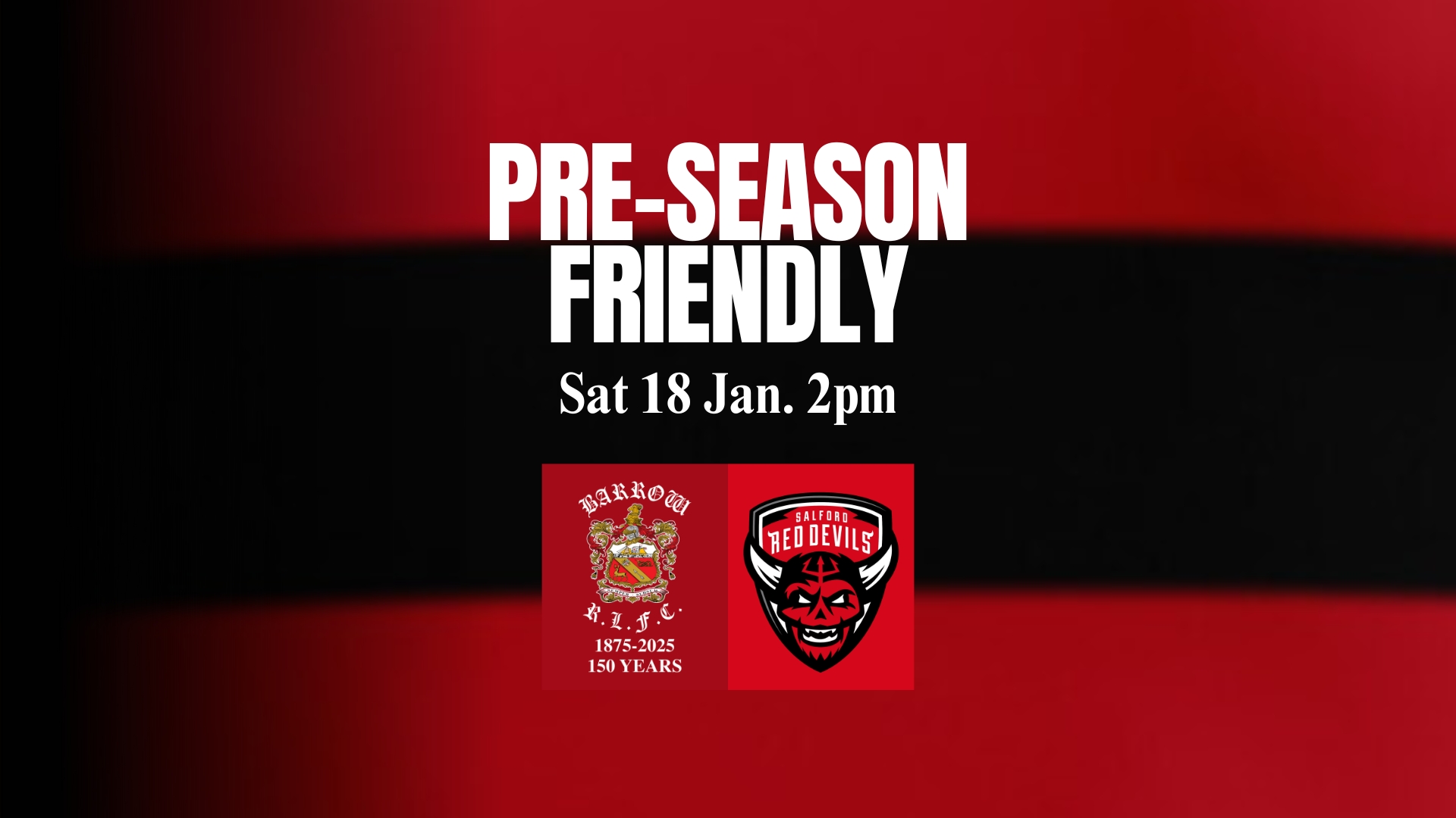 Raiders to host Salford Red Devils in pre-season friendly | Barrow Raiders