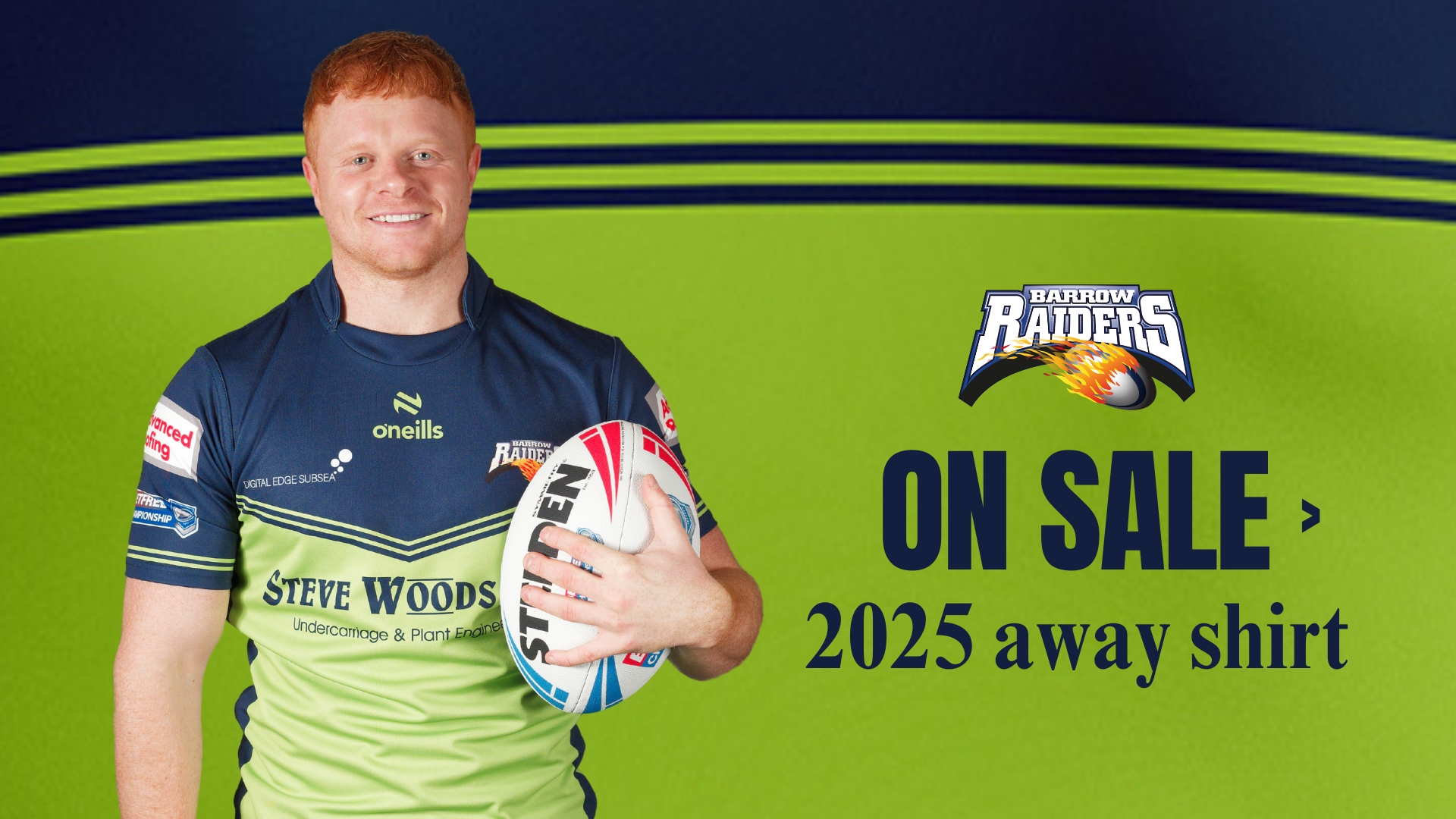 2025 away shirt on sale now | Barrow Raiders